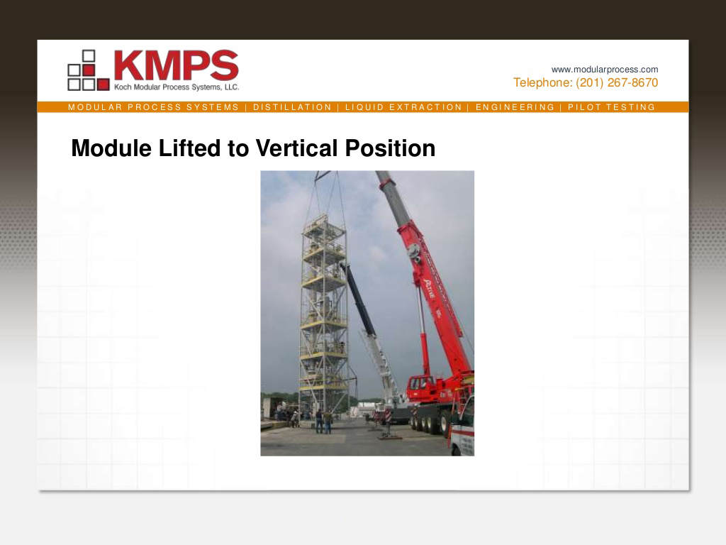 Modular Construction for Chemical Mass Transfer Systems | Koch Modular